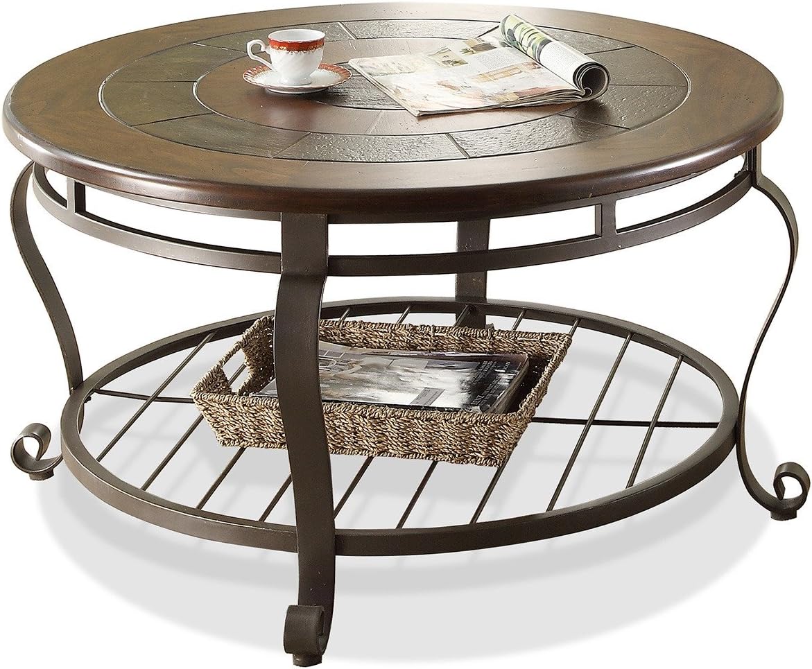 Amazon.com: Riverside Furniture Rustic Cocktail Table : Home & Kitchen