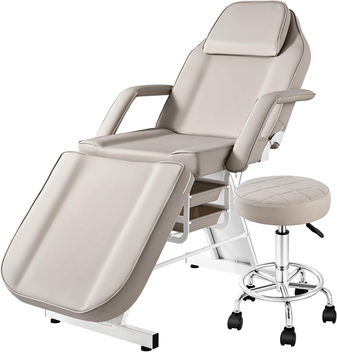 Amazon.com: KIIUMI Tattoo Bed Chair for Client, Facial Lash Bed for ...