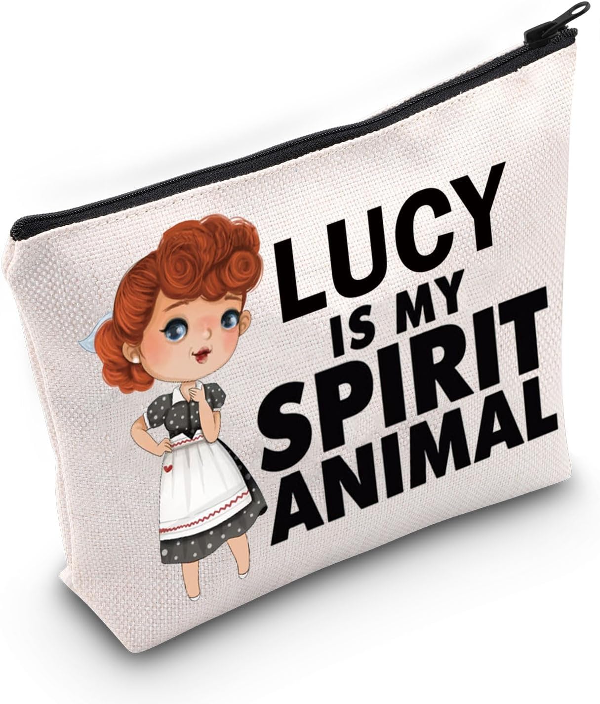 Amazon.com: WZMPA Funny Lucy Fans Cosmetic Bag Lucy TV Show Fans Gift ...