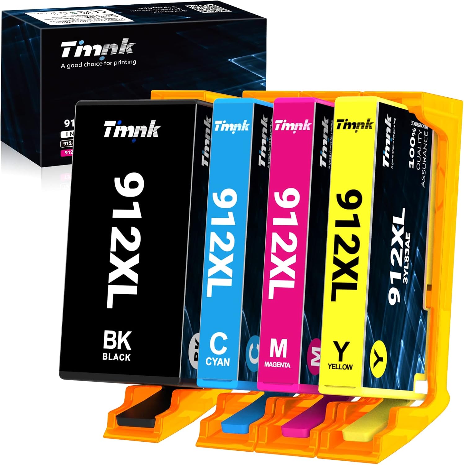 Timink 912XL Multipack Druckerpatronen kompatibel für HP 912 912XL ...