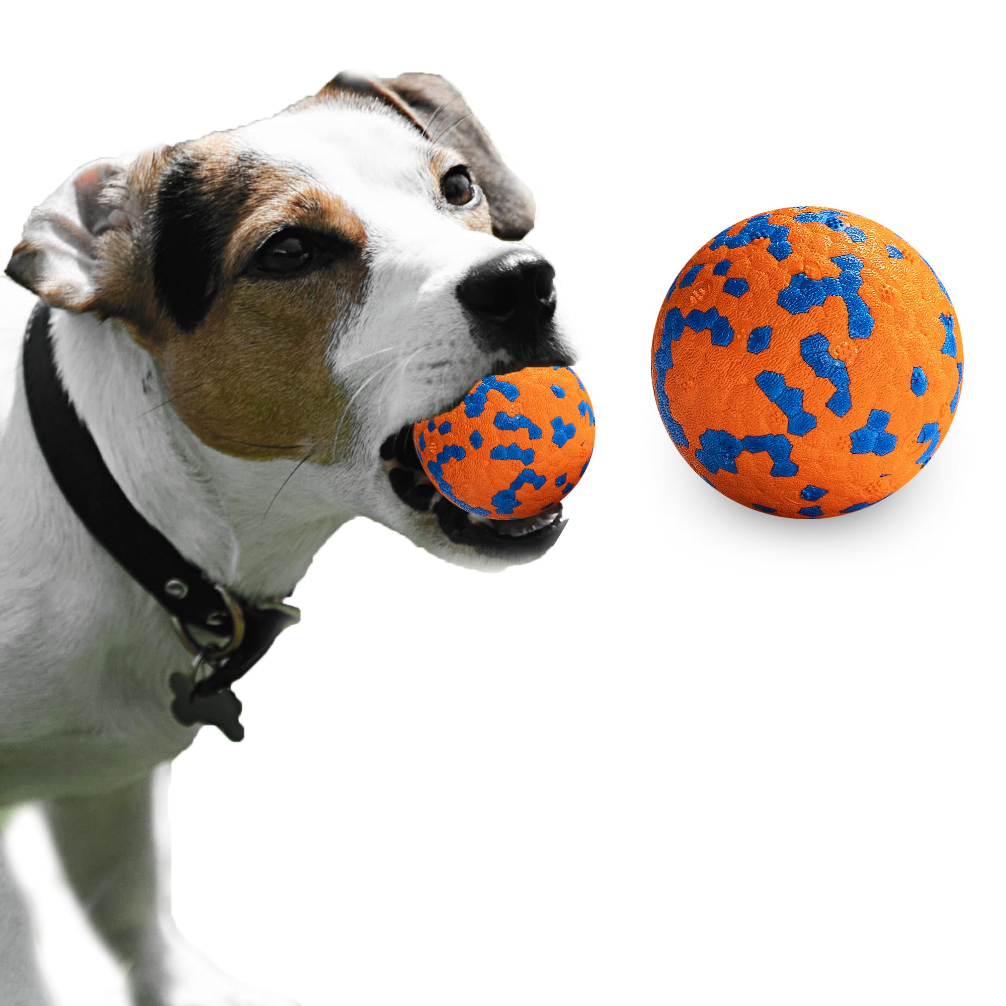 Pet Supplies : JEROCK Dog Balls, Indestructible Dog Toy Ball for ...