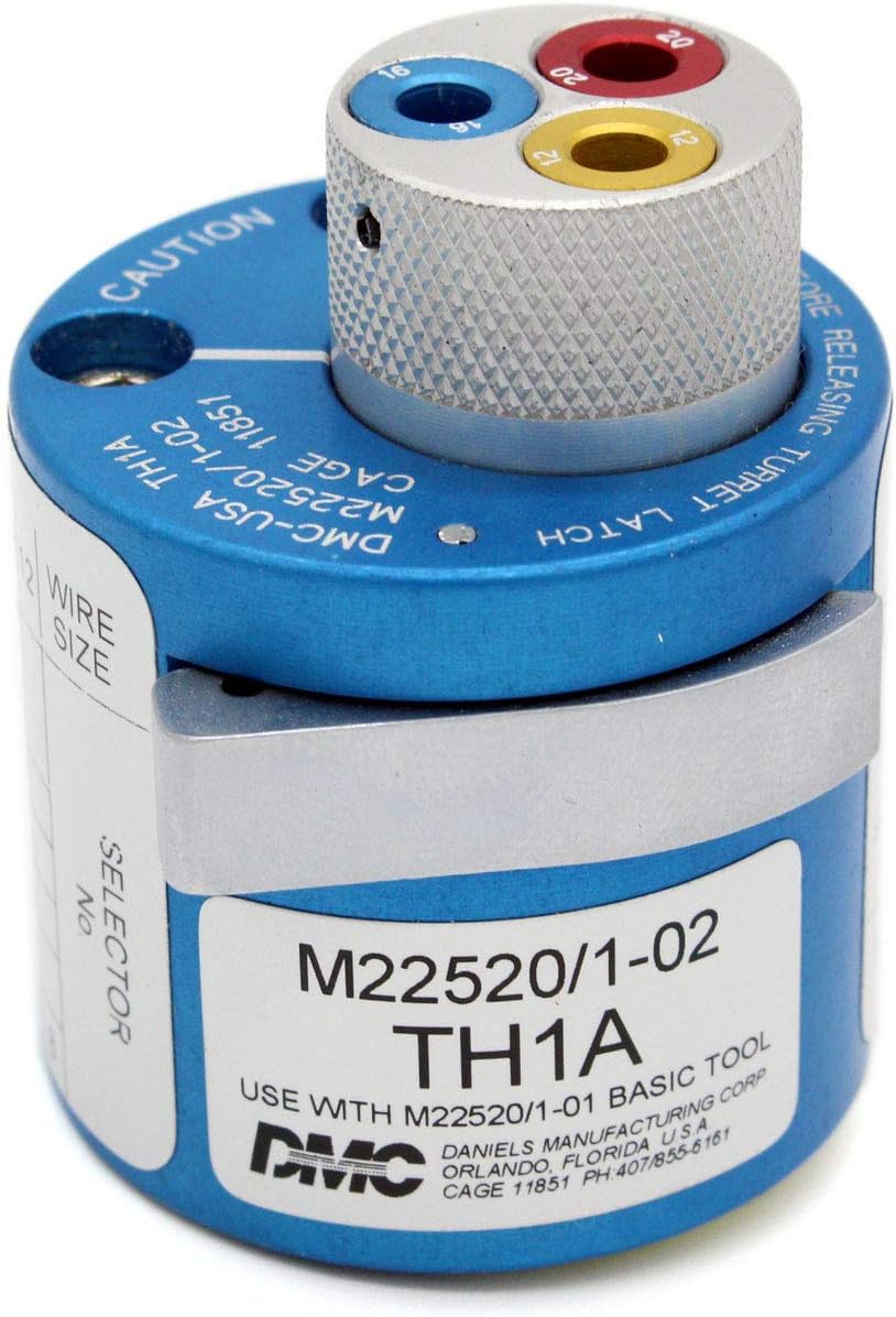 DMC TH1A M22520/1-02 Turret Head Positioner for DMC AF8 Crimp Tool Crimps Machined Contacts ...