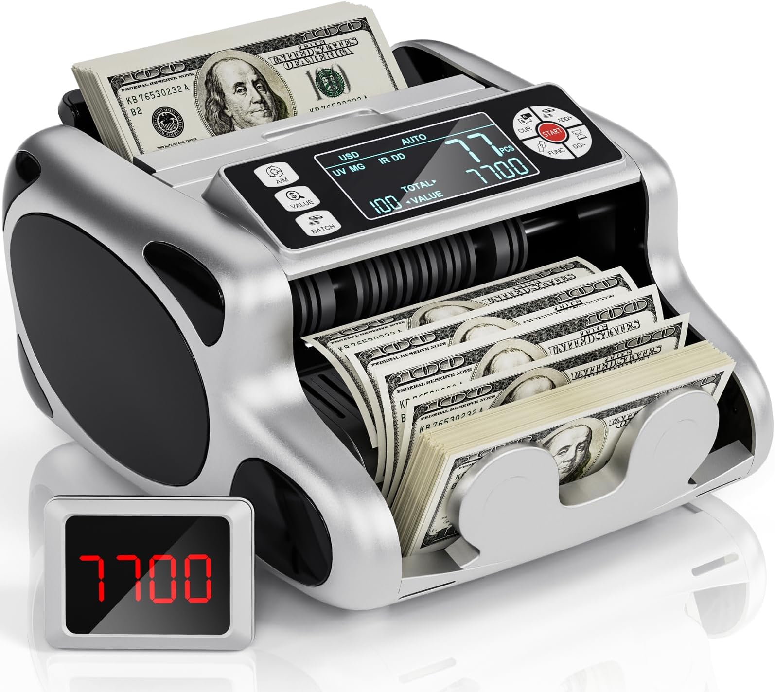 Amazon.com : DOMENS Portable Mini Money Counter Machine, Add Mode ...