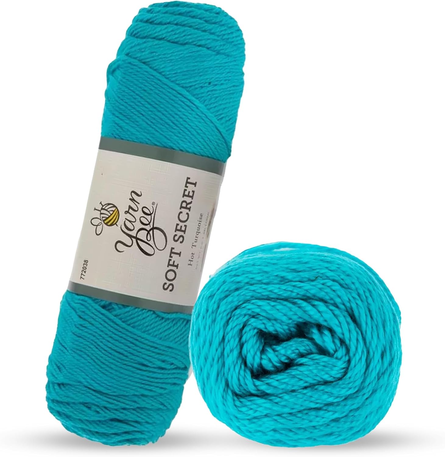 Amazon.com: Hobby Lobby Yarn Bee Soft Secret Yarn (Hot Turquoise)