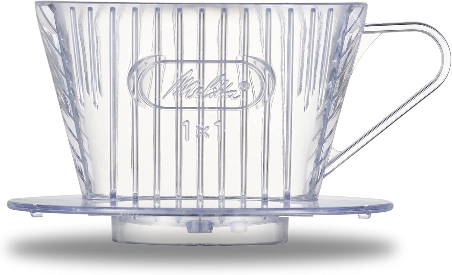 Amazon.com: Melitta Coffee Dripper 1-2 Cup Clear Filter with 1x1 ...