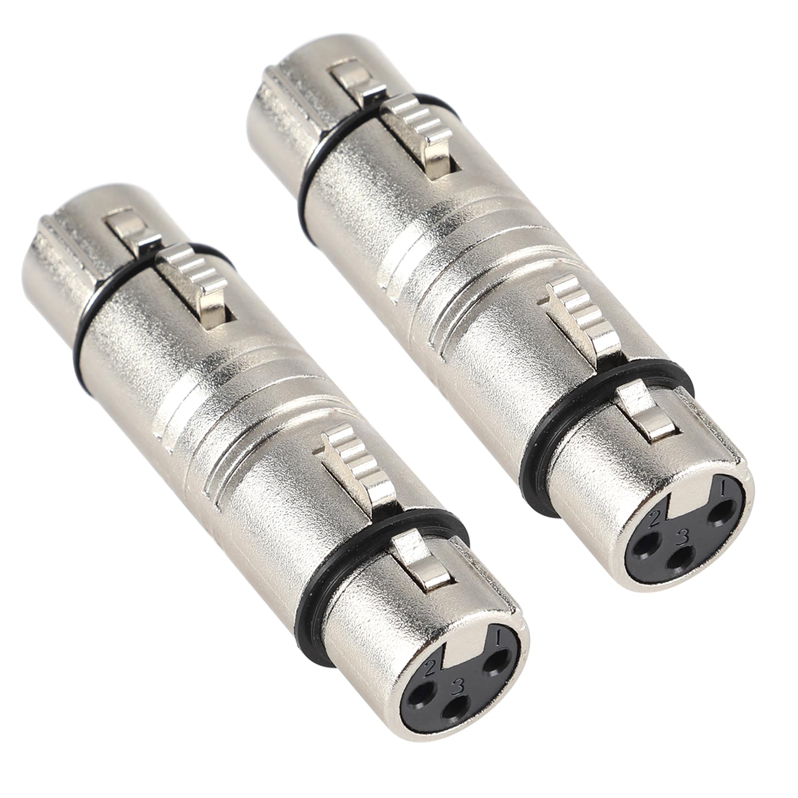 XLR Female to Female Adapter 2Pcs XLR 3 Pin Female to 3 Pin Female ...