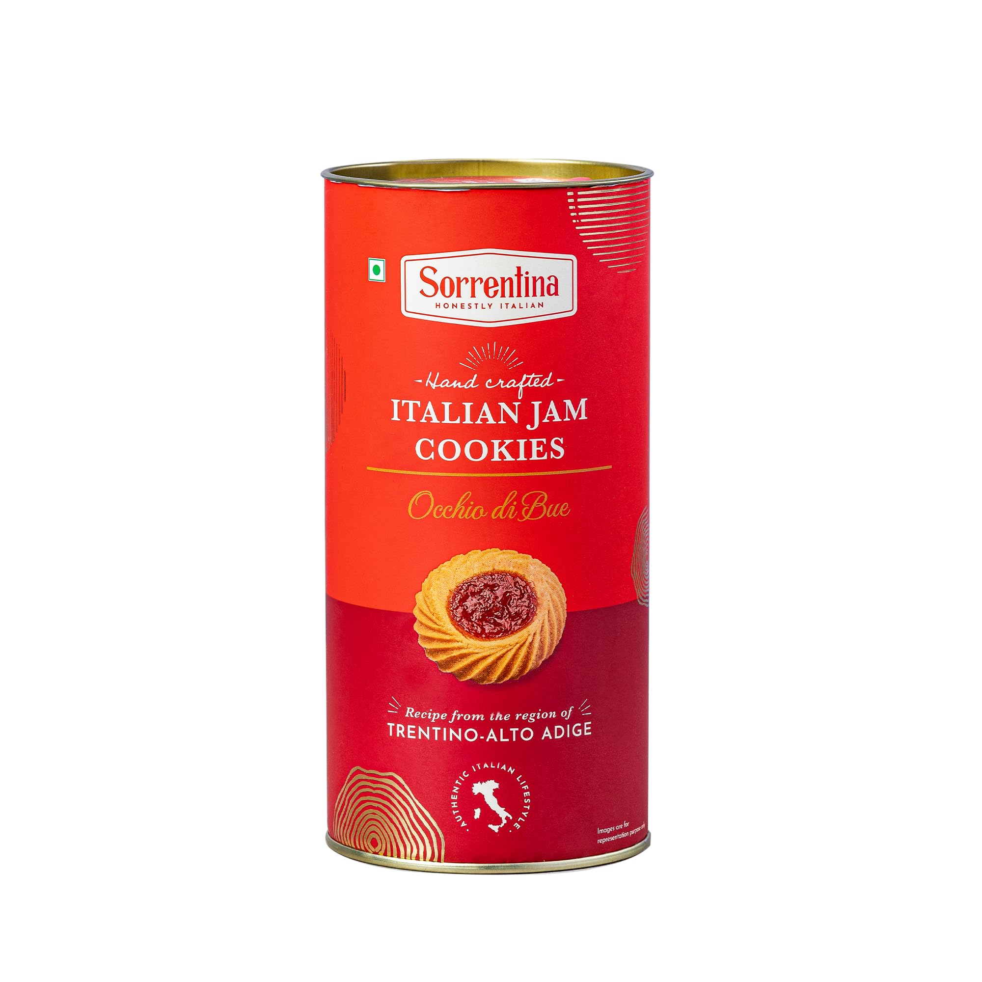 Buy Sorrentina Italian Jam Cookies 120g I Handmade With Real Fruit Jam ...