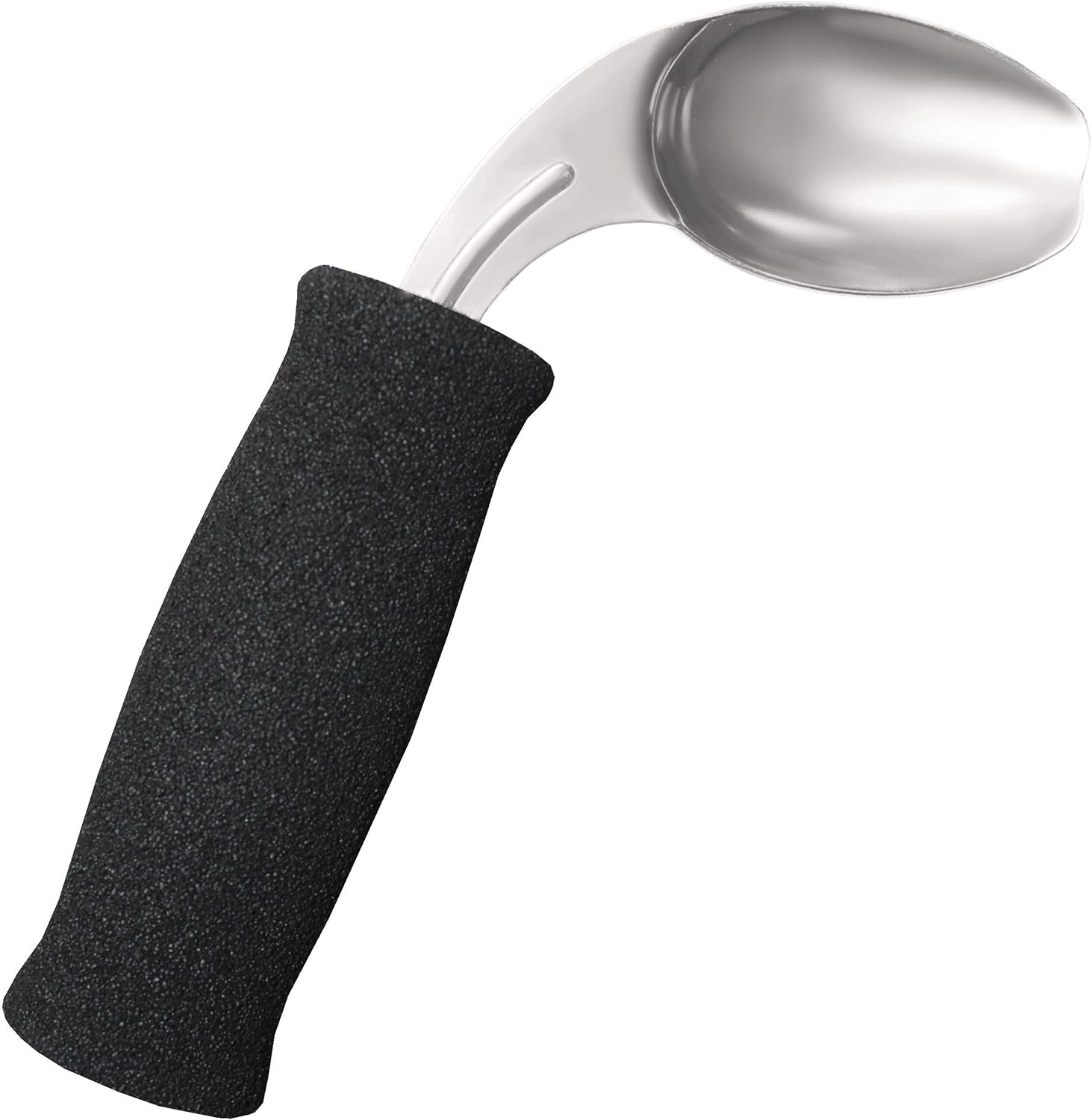Rehabilitation Advantage soft foam Built-Up Handle Offset spoon 1 count ...