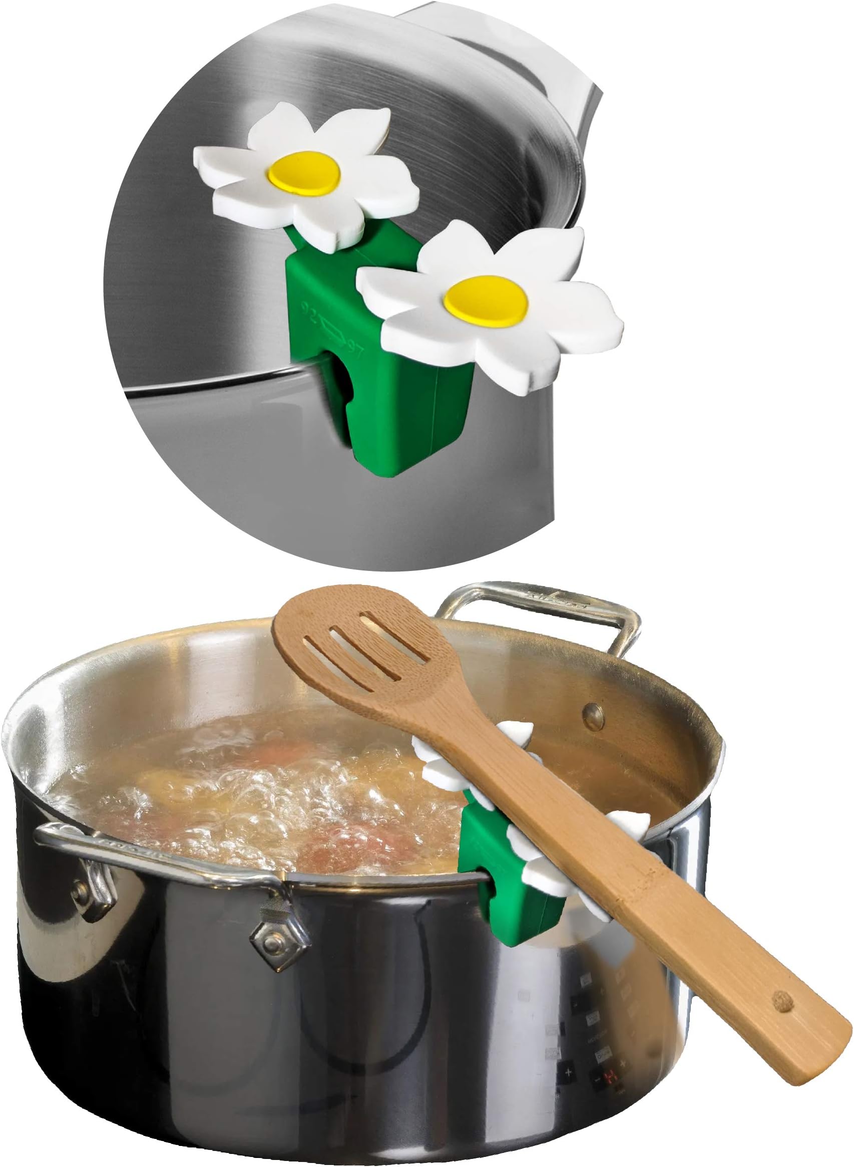 Amazon.com: Norpro Spoon Pot Clip Handy Kitchen Gadget Organize Cooking ...