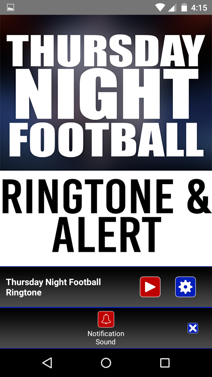 Thursday Night Football Ringtone and Alert:Amazon.ca:Appstore for Android