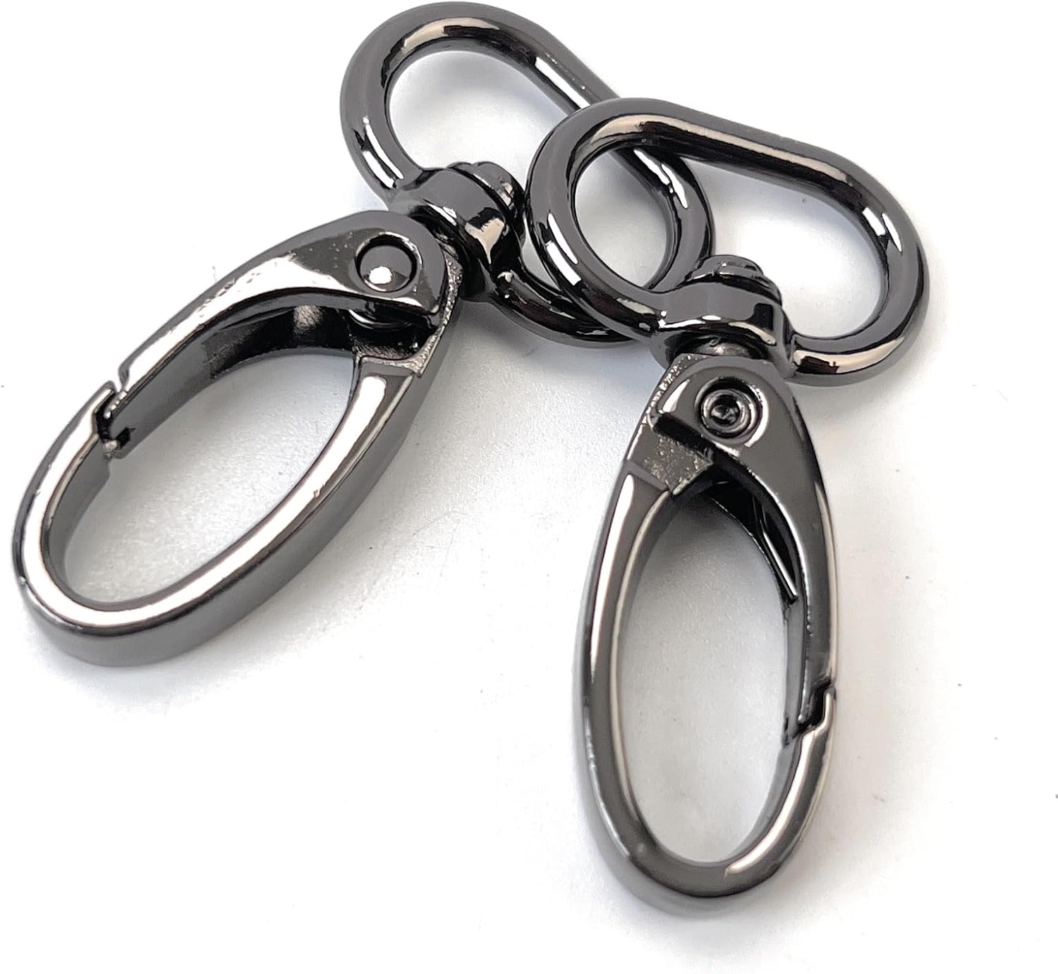 Amazon.com: VersaKits Heavy Duty Swivel Clasps Oval Push Gate Snap ...