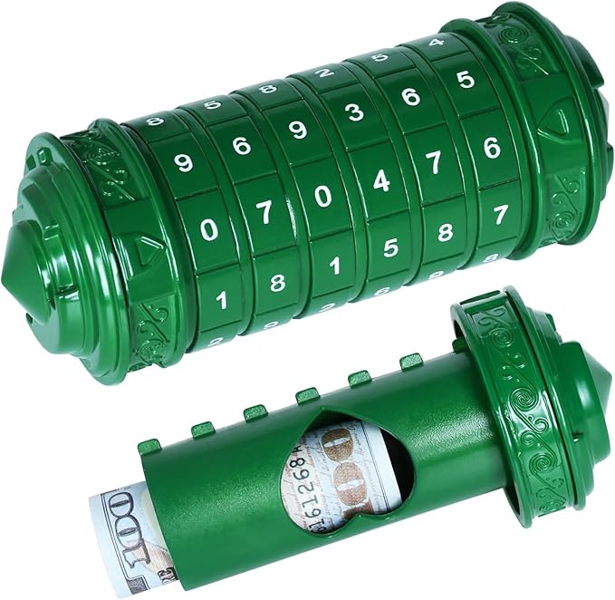 Amazon.com: wellsee Da Vinci Code Numeric Mini Cryptex Brainteaser ...