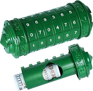 Amazon.com: wellsee Da Vinci Code Numeric Mini Cryptex Brainteaser ...
