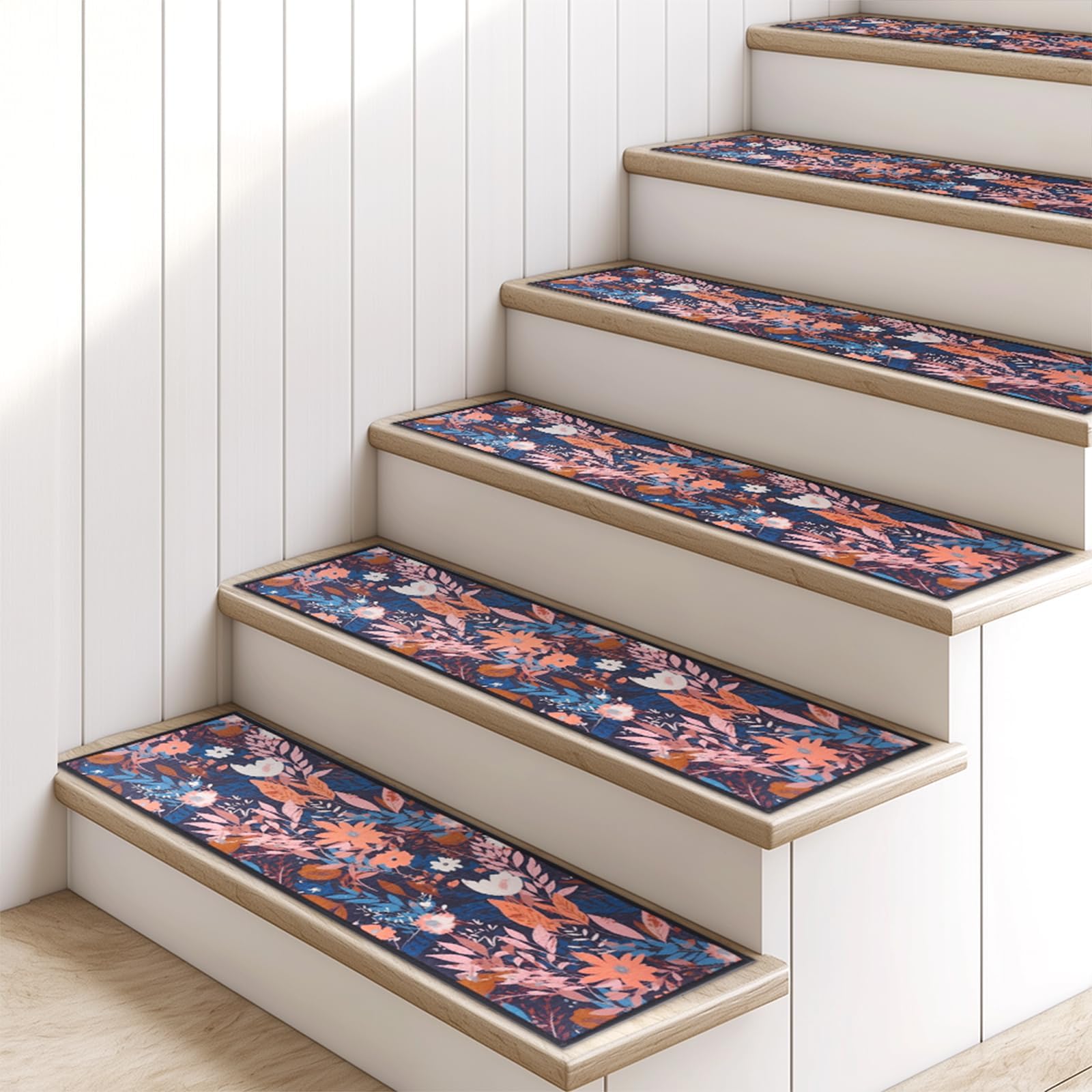 Amazon.com: Snycler Non-Slip Stair Treads - Indoor Stair Runners for ...
