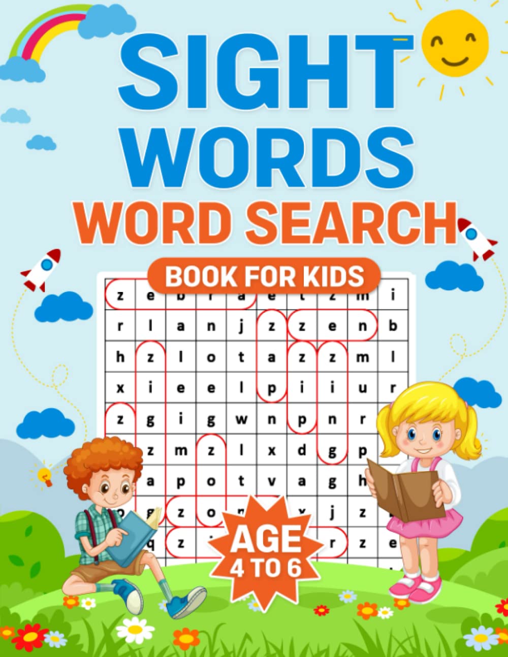 Sight Words Word Search Book for Kids Age 4 to 6: 25 Easy Beginner Word ...