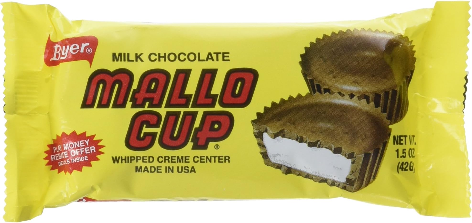 Amazon.com : Boyer Candy Company Mallo Cups - 24 Count, 1.5ounces ...