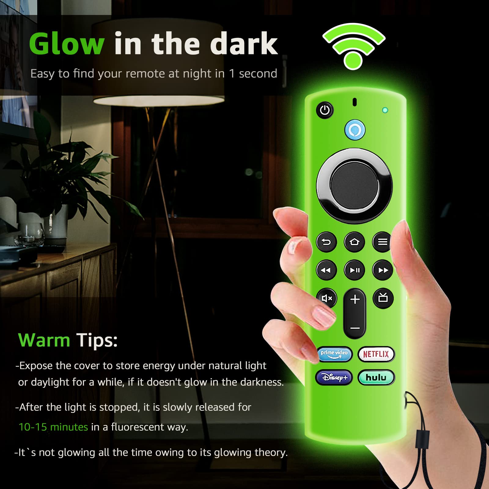 Snapklik.com : (3 Pack) Fire Stick Remote Cover For Alexa Voice Remote ...