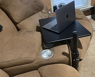 Amazon.com: VIVO 20 inch Over Couch Swivel Table, Laptop Desk for ...