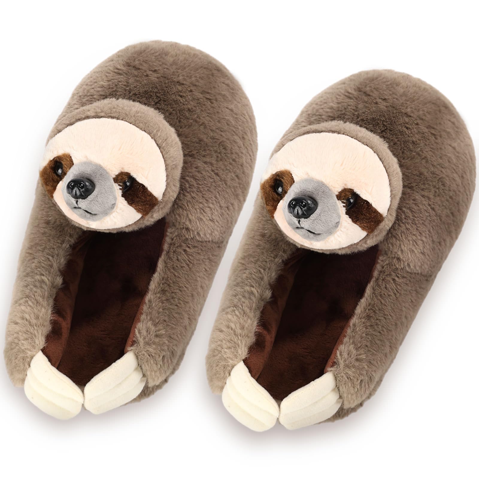 Amazon.com | Funny Animal Sloth Slippers for Women,Bedroom Slippers ...