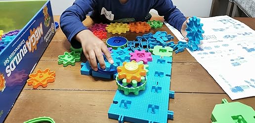 Amazon.com: Learning Resources Gears! Gears! Gears! Mega Builds, STEM ...