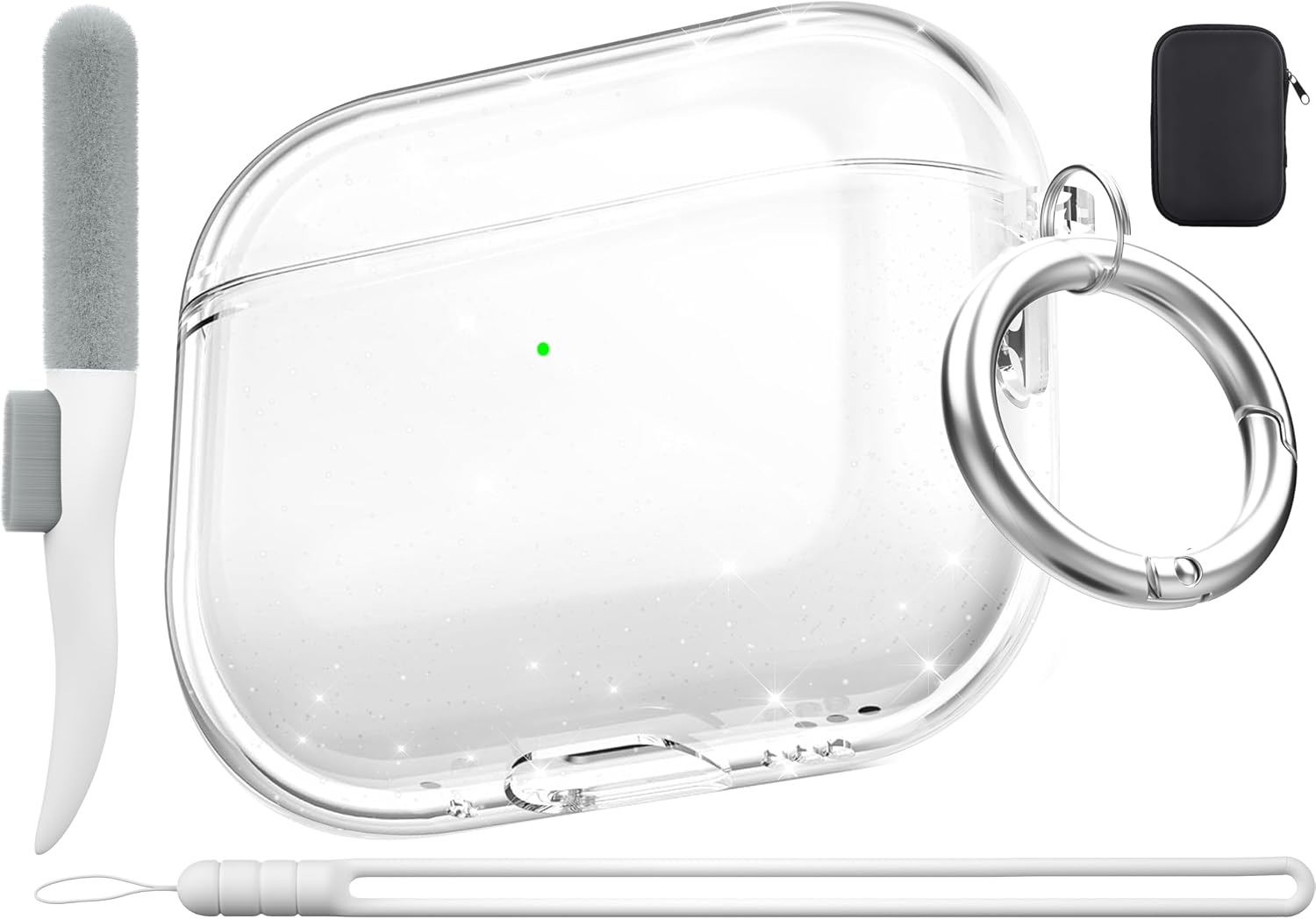 Amazon.com: Valkit for Airpods Pro 3 Case Clear with Cleaner Kit | Soft ...