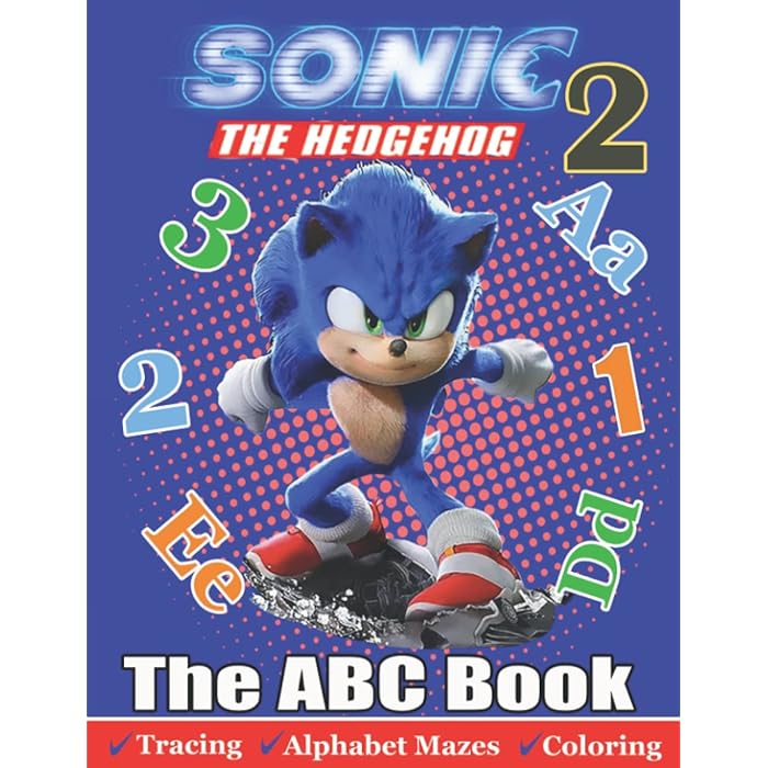 Buy Sónic 2 the Hedgehog ABC Book: (New 2022 Edition) Sónic Letters and ...