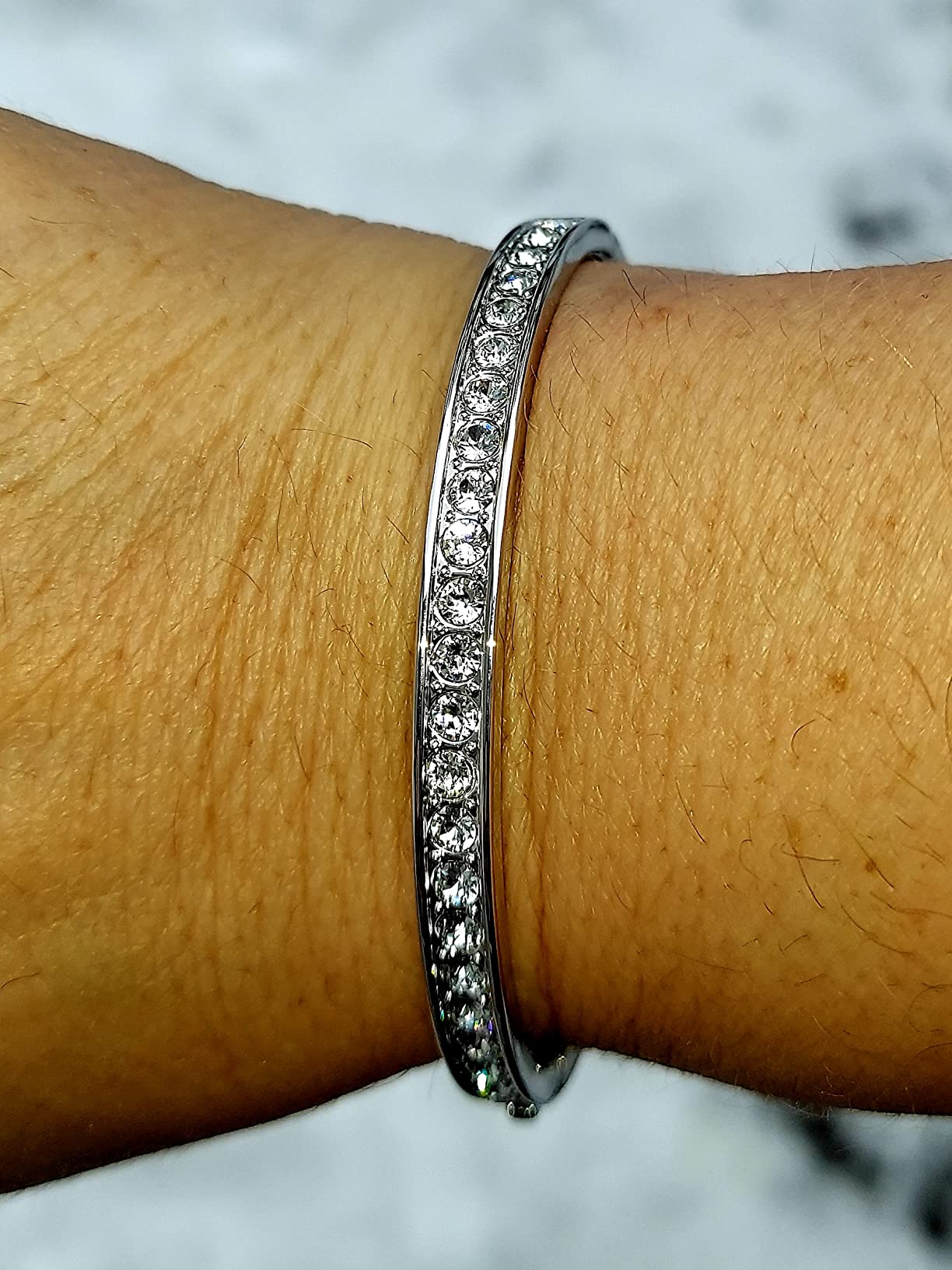 $10/mo - Finance Ted Baker Clemara Hinge Crystal Bangle | Buy Now, Pay ...