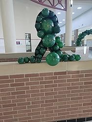 Amazon.com: PartyWoo Hunter Green Balloons, 127 pcs Dark Green Balloons Different Sizes Pack of ...