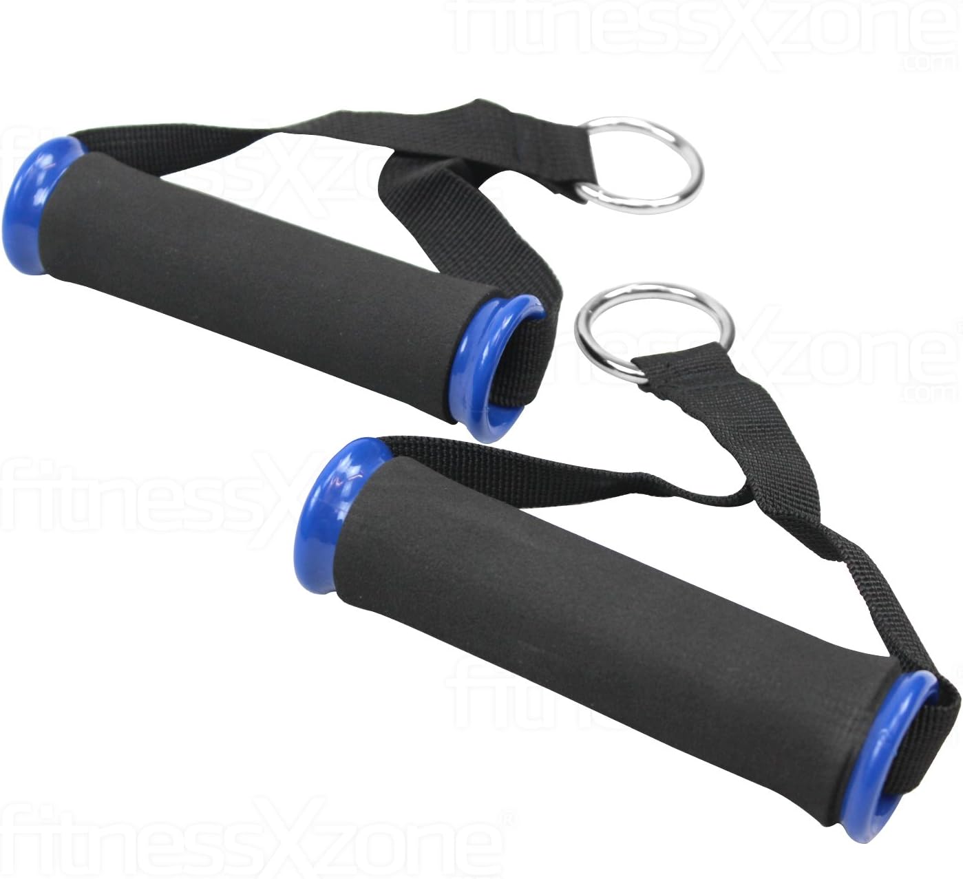 fitnessXzone® Resistance Exercise Band Handles Attachments - 2 pcs Home ...