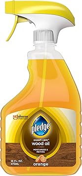 Amazon.com: Pledge Wood Oil, Expert Care, Trigger, Orange Scent, 16 Fl ...