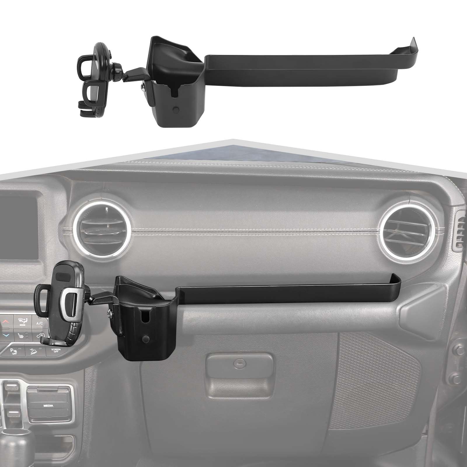 Amazon.com: amayum Co-Pilot Phone Holder Phone Mount with Storage Box ...