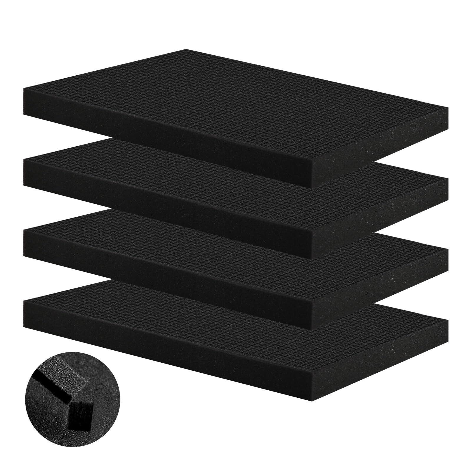 Amazon.com: Crafjie 4 Pcs Pick and Pluck Foam 16" L x 12" W x 2" T ...