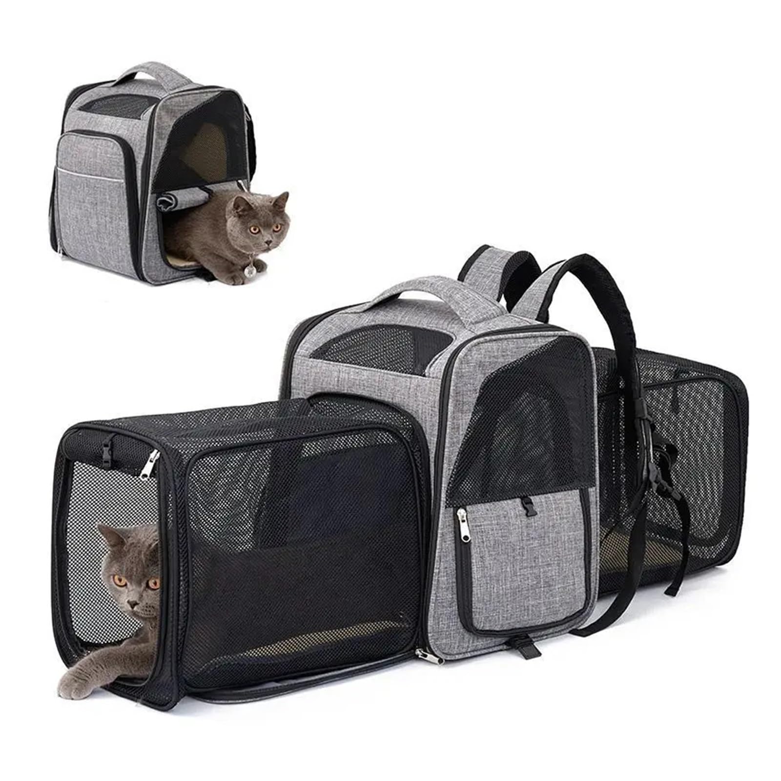 Cat Bag Pet Backpack for Small Dogs Kitten Travel Carry Transport ...