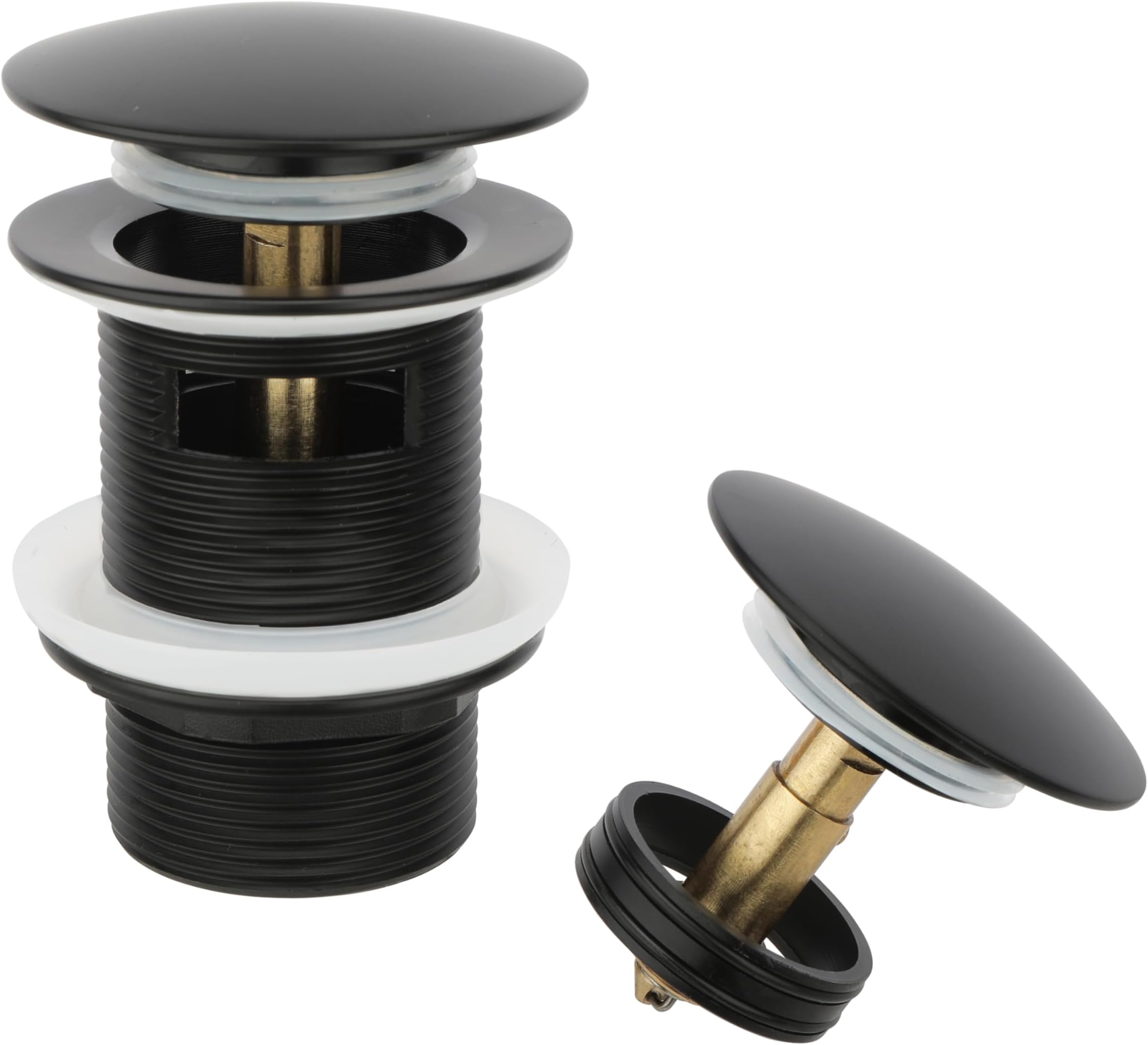 Amazon.com: Upgraded Brass Freestanding Tub Drain with Removable Pop-up ...