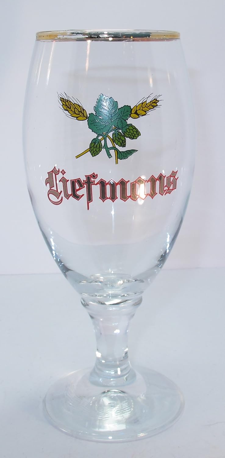 Amazon.com | Belgian Beer Liefmans 6" Drinking Glass: Beer Glasses