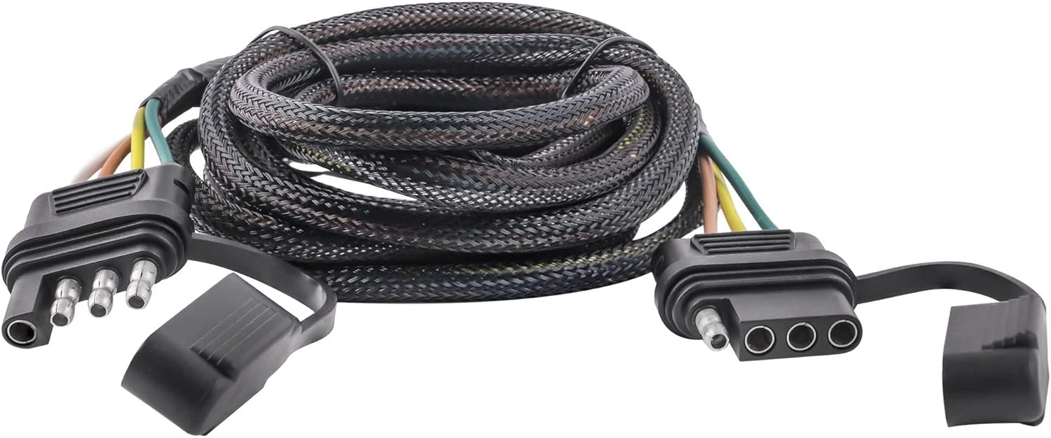 Amazon.com: Oyviny 16AWG Vehicle-Side and Trailer-Side 4 Pin Trailer ...