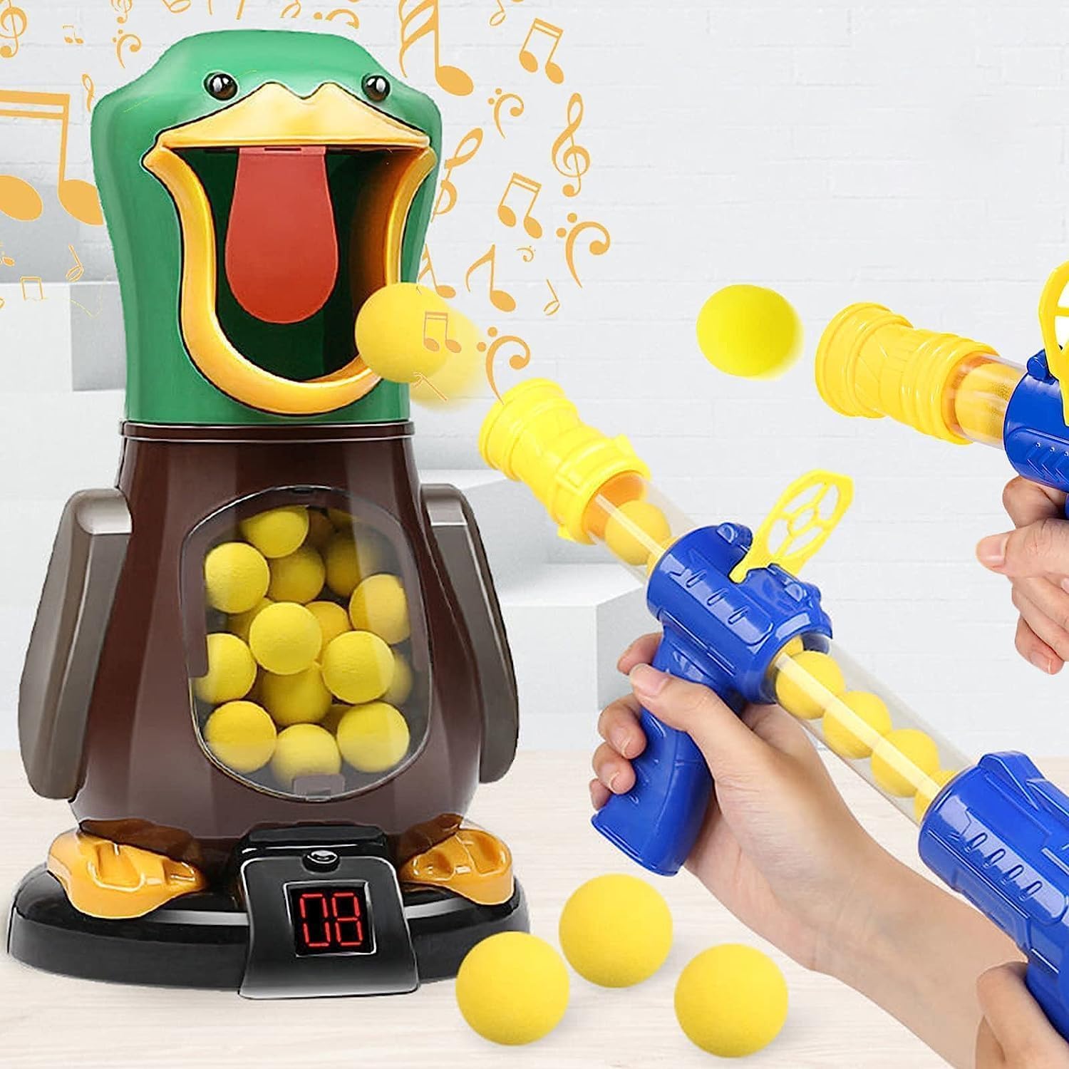 Neelabil Target Shooting Games Toy Guns for Kids，Duck Toys for Kids， 2 ...