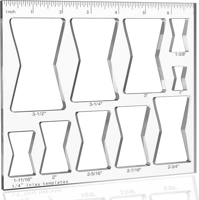 Amazon.com: 10 in 1 Butterfly Inlay Template,Router Template for ...