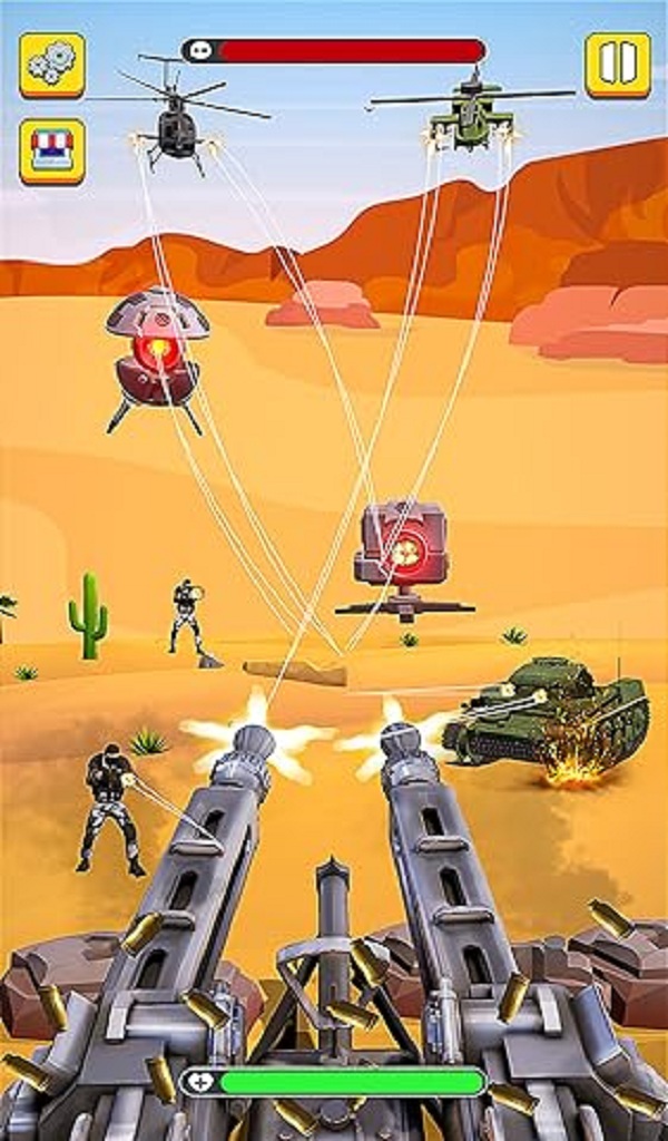 Machine Guns Shooter Game 2025 - Commando Artillery Shooting Games ...