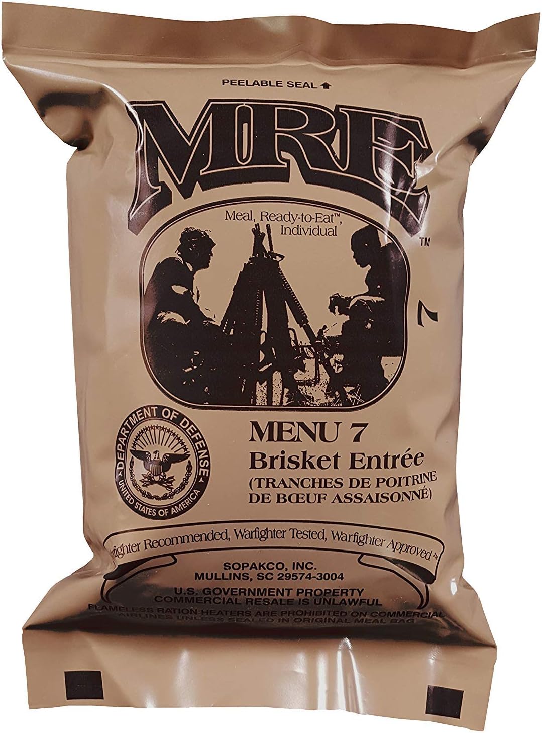 Amazon.com: ULTIMATE MRE, Pack Date Printed on Every Meal - Meal-Ready ...