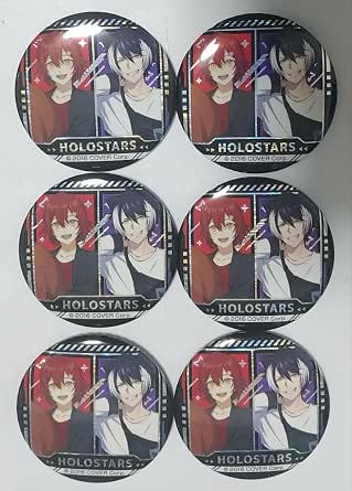 Amazon.co.jp: Holostars Illustrated Can Badge Okake Miyabi Hanasaki ...