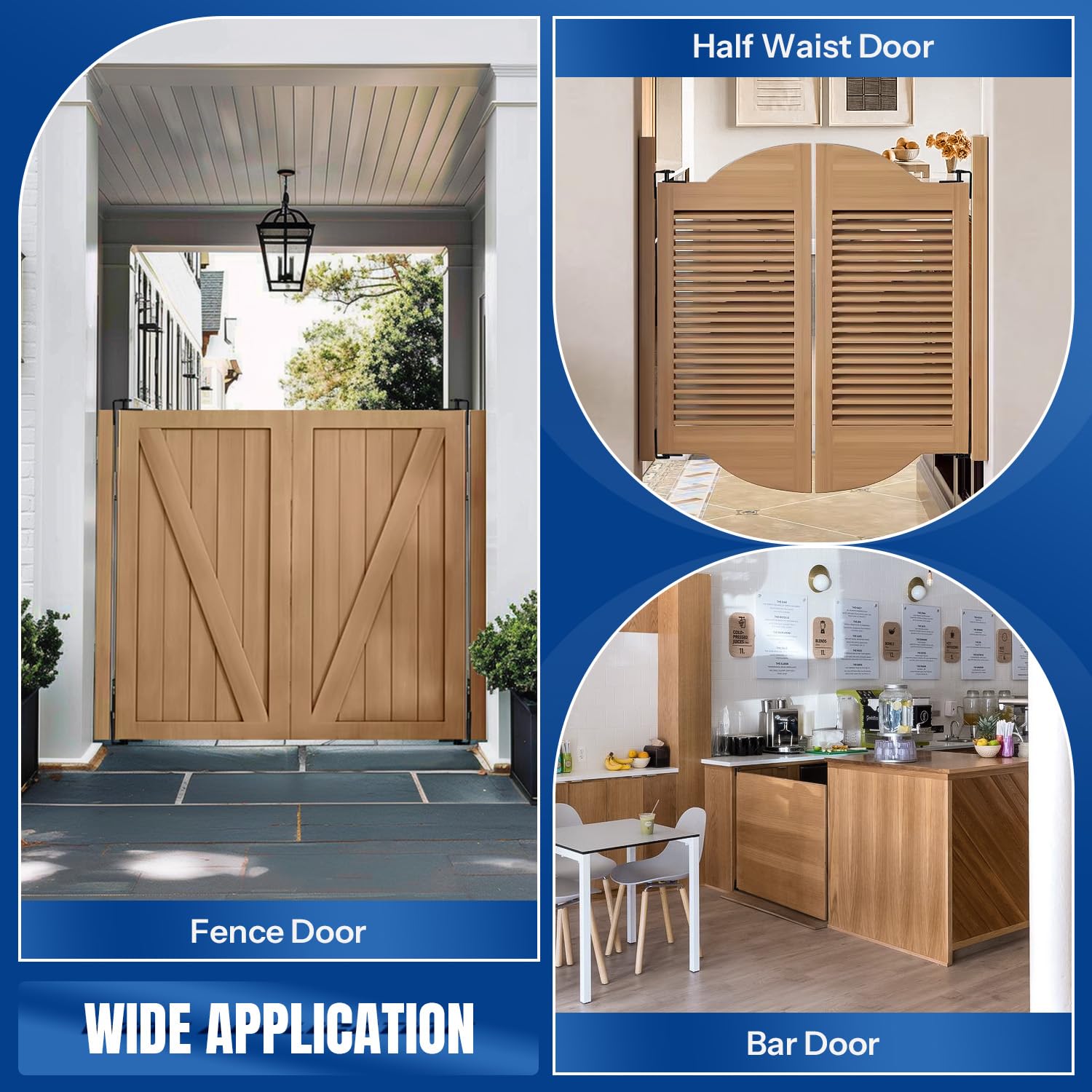 Snapklik.com : Heavy Duty Cafe Door Hinge, 304 Stainless Steel Saloon ...