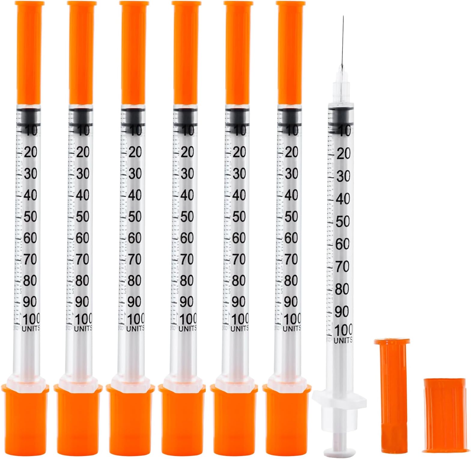 Amazon.com: U-100 30G 1ml/cc Syringe 5/16" (8mm) Pack of 30 : Industrial & Scientific