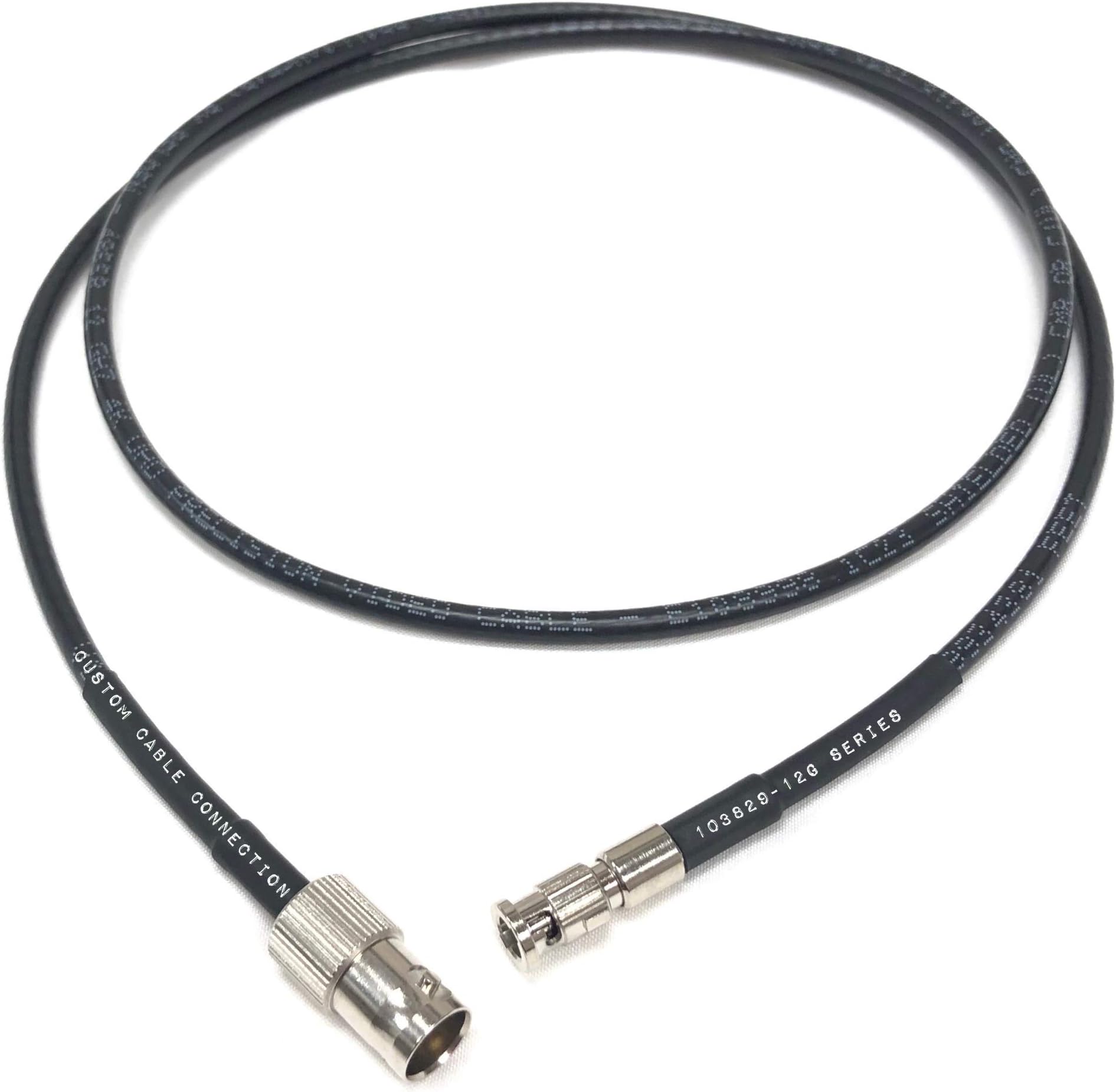 Amazon.com: 5 Foot Belden 4855R 12G Rated Standard BNC Female to High ...