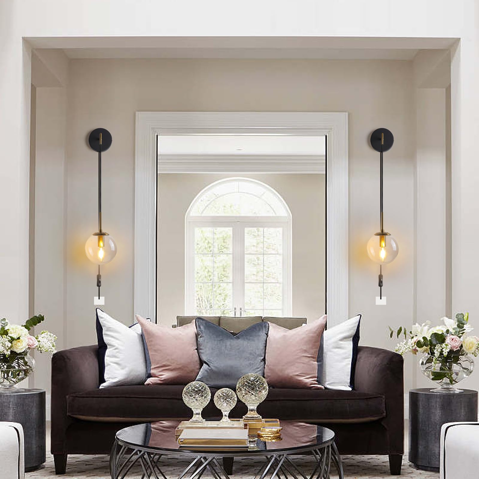 Decorating With Two Sconces Rattan Boho Decor Wall Sconce Set Of Two,