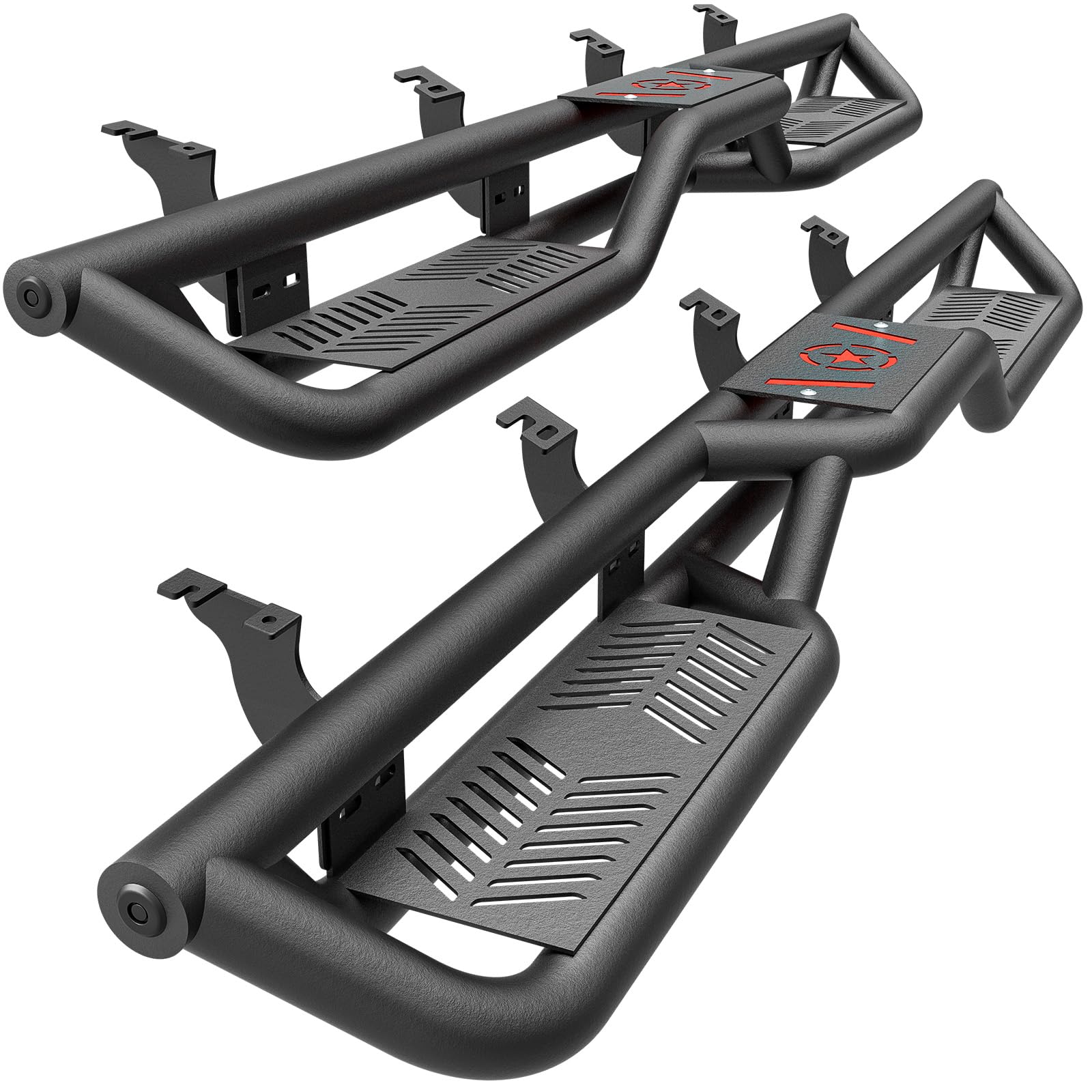 Amazon.com: YZONA CrewMax Cab Running Boards Side Steps Compatible with ...