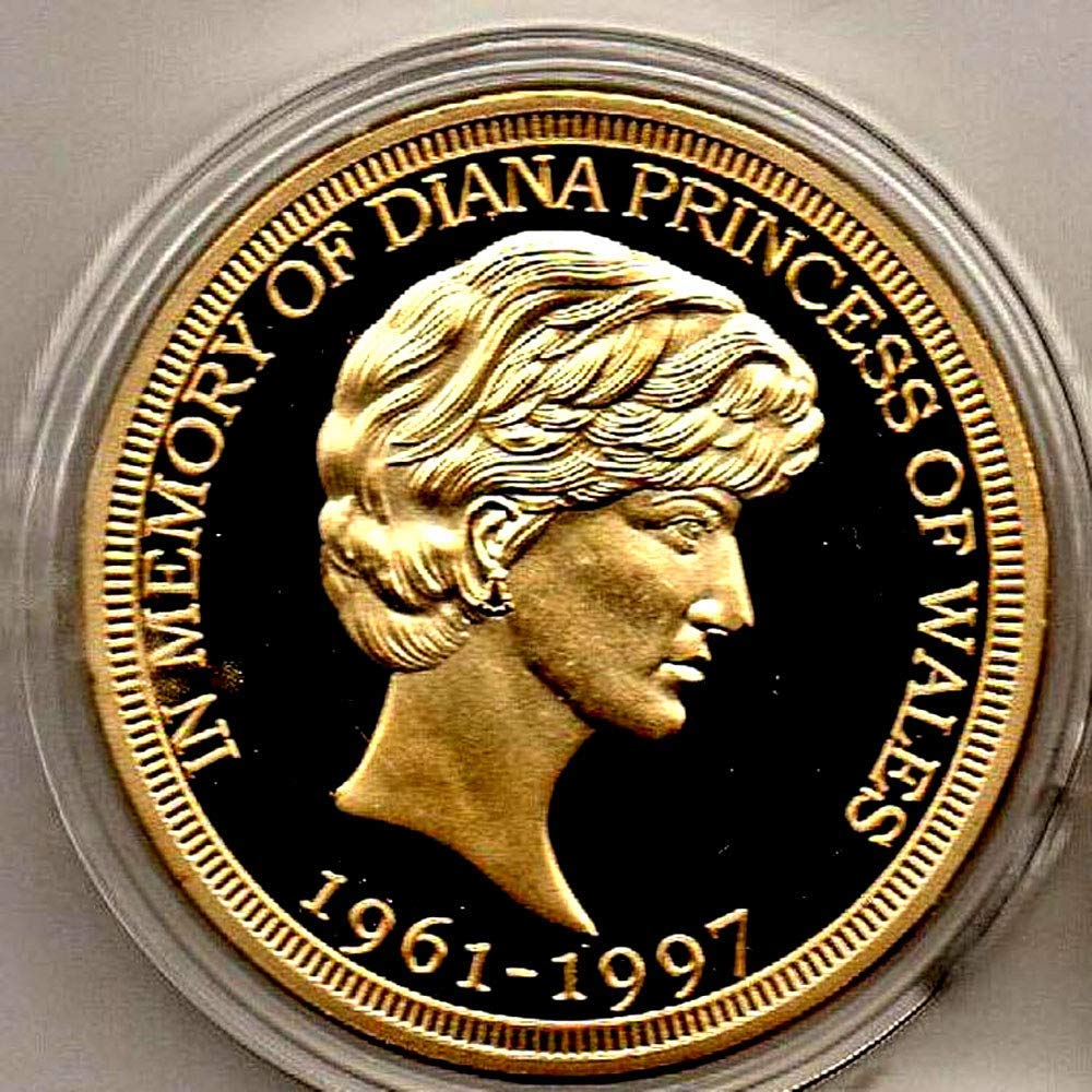 Buy GOLD MINT Princess of Wales Lady Diana and Queen Elizabeth II ...
