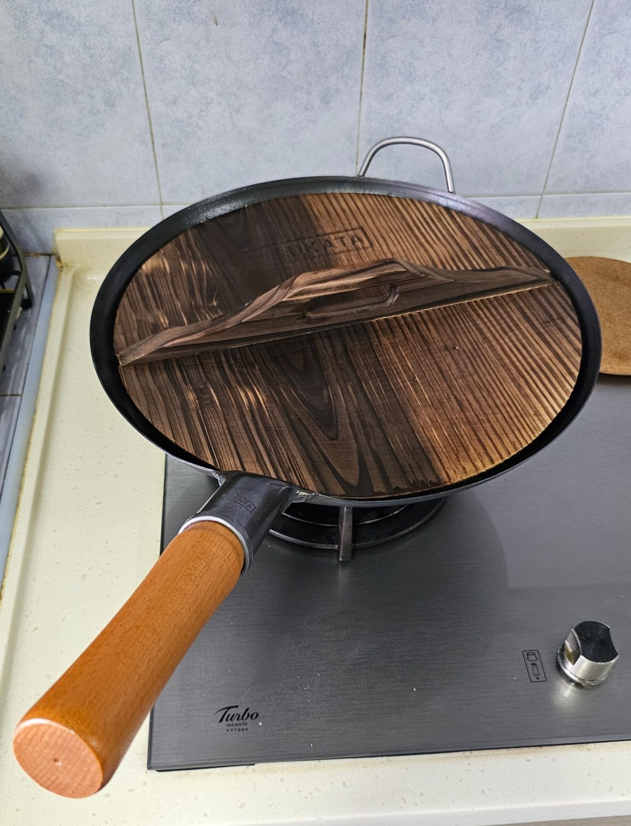 YOSUKATA Carbon Steel Wok Pan - 14"/36 cm Woks and Stir Fry Pans ...