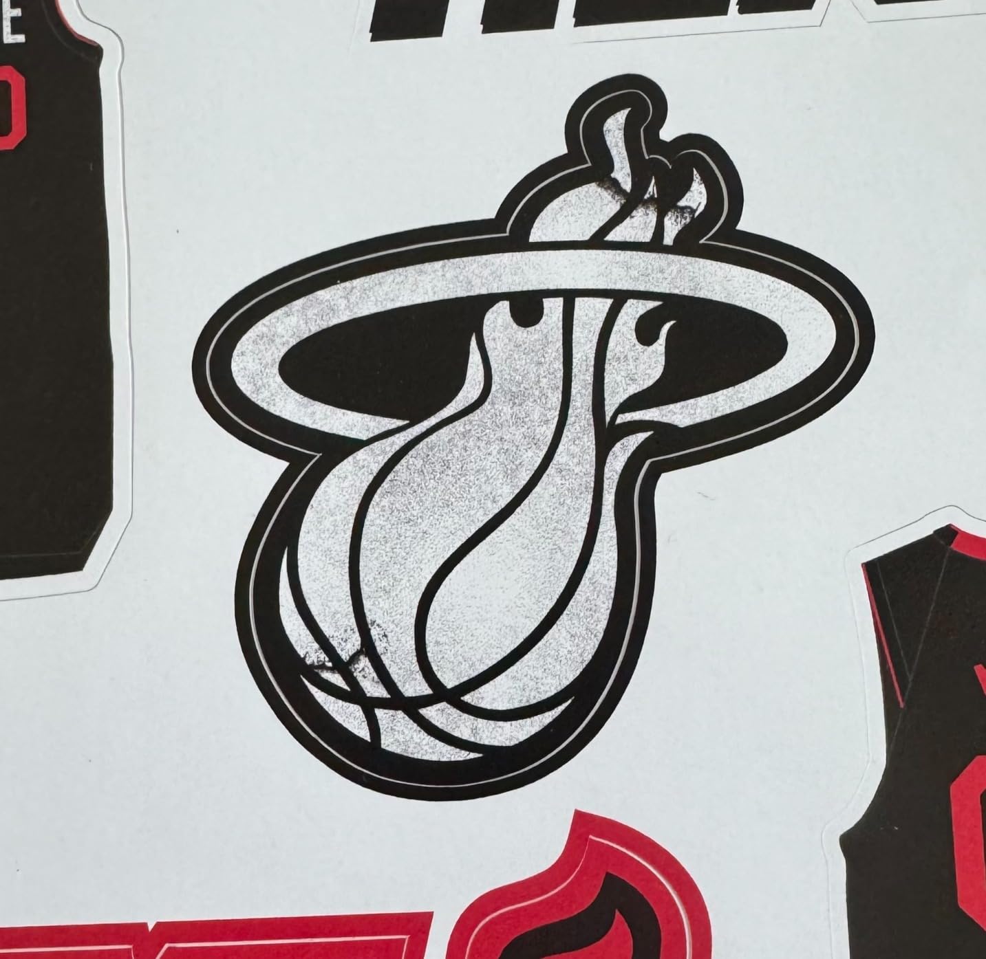 Amazon.com: Desert Cactus Miami Heat Stickers NBA Officially Licensed ...