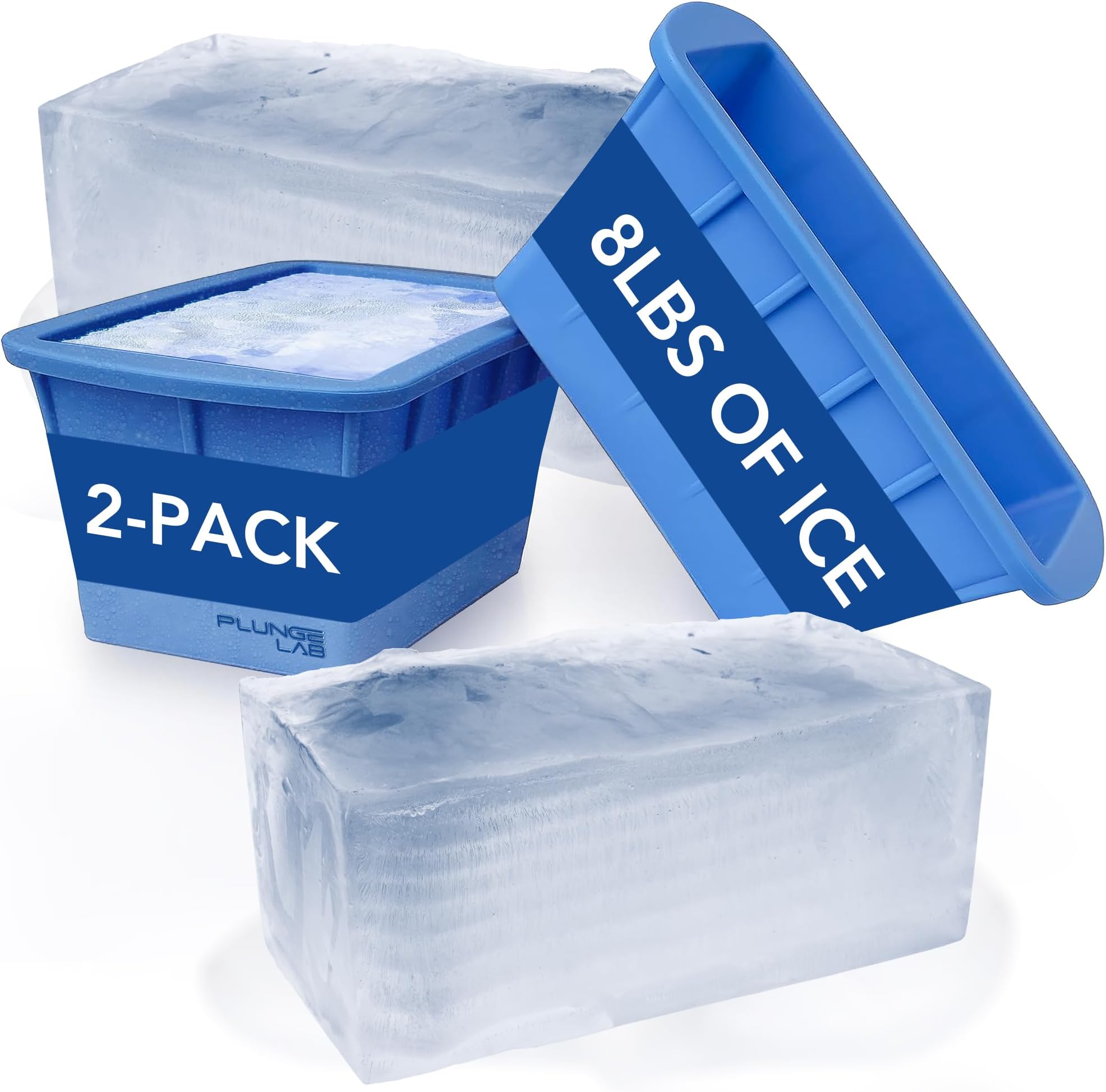 Amazon.com: Gold Medal 1487 Block Ice Mold, Includes 10 Bags, 5" X 5" X ...